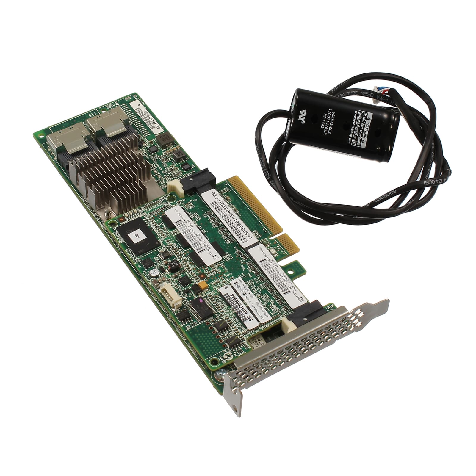 HP Smart Array P420 8-CH SAS 6G 1GB PCI-E LP Cap. pack - 633538-001