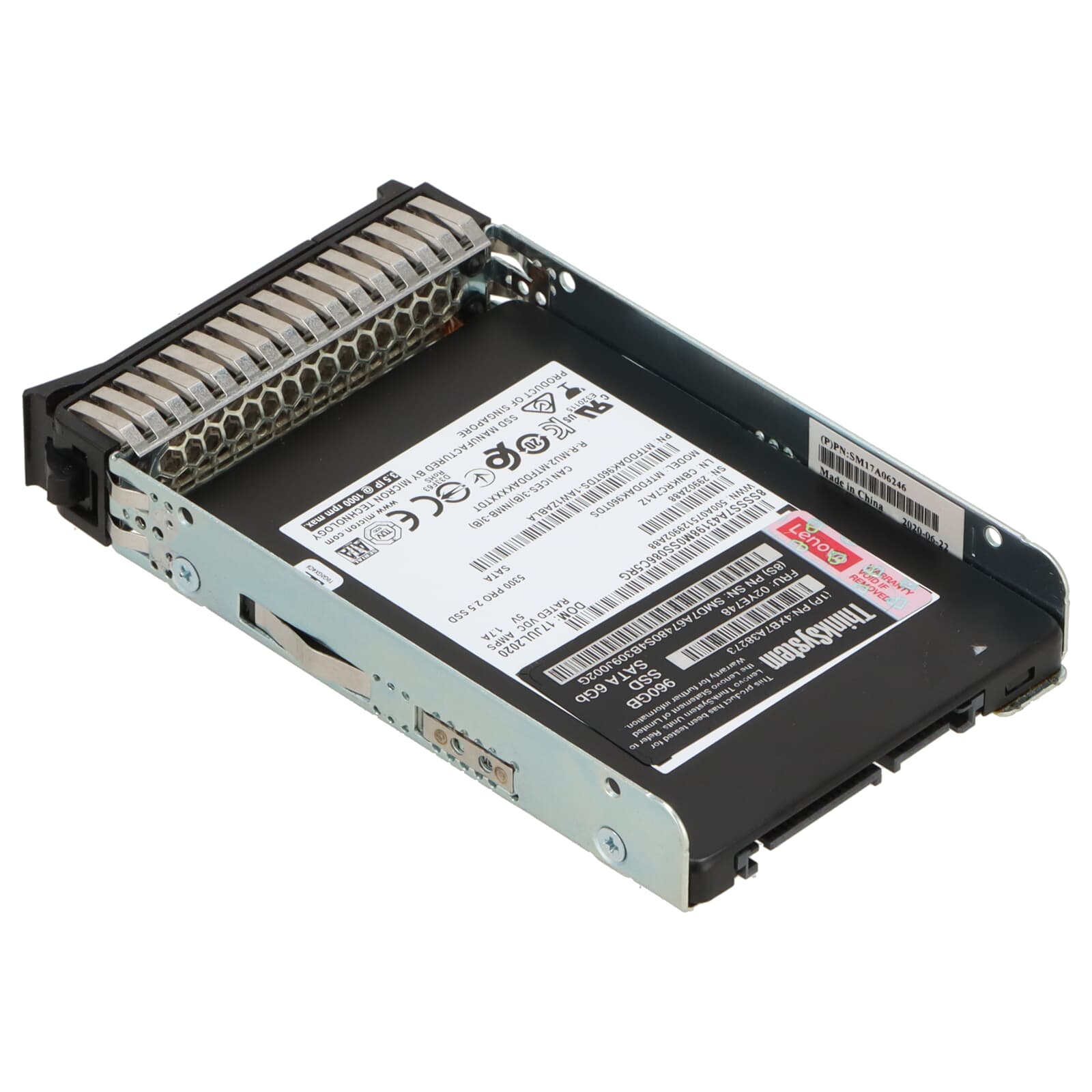Lenovo SATA-SSD 960GB SATA 6G MV SFF - 02YE748 4XB7A38273