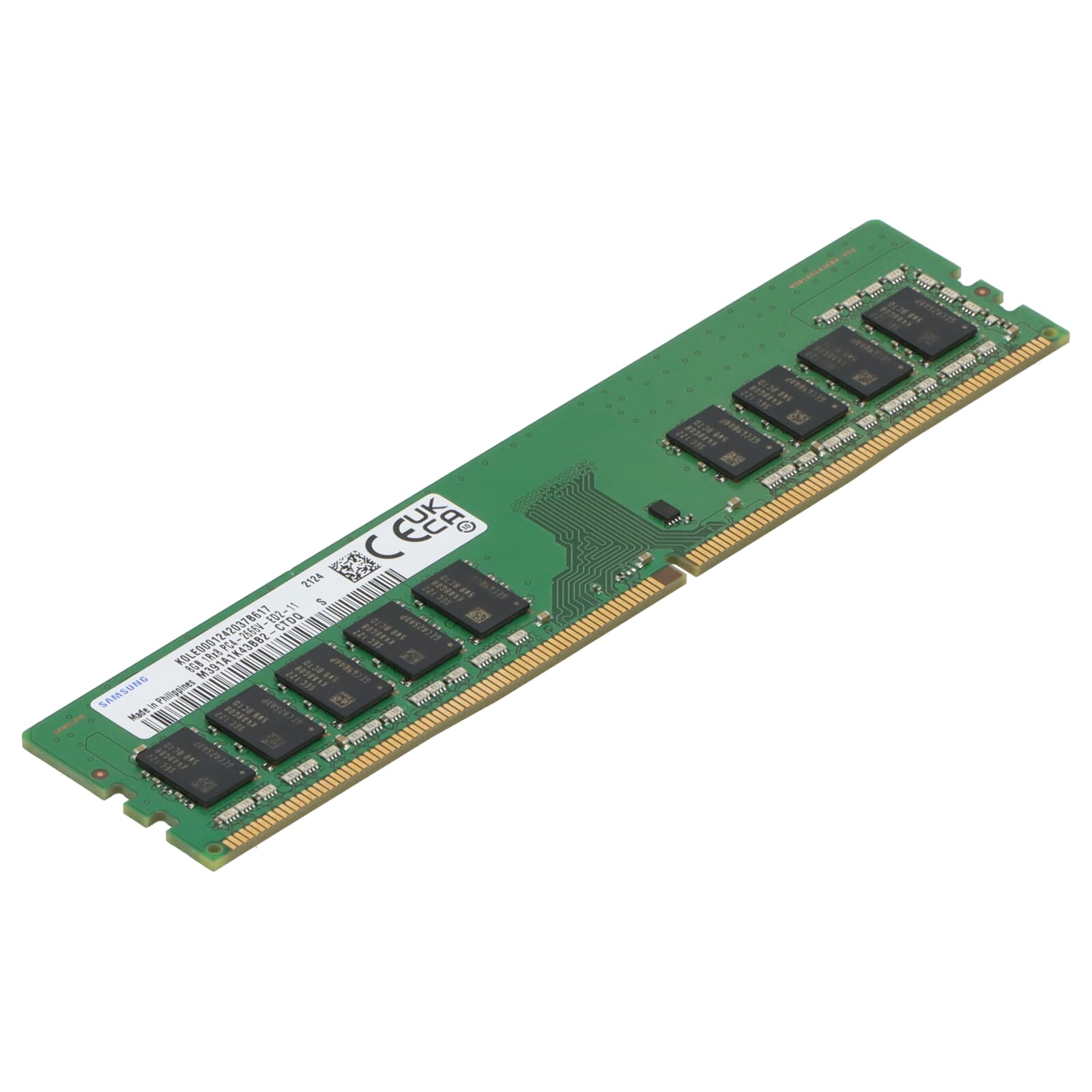 Samsung 8GB PC4-2666V DDR4-RAM ECC UDIMM 1R - M391A1K43BB2-CTD