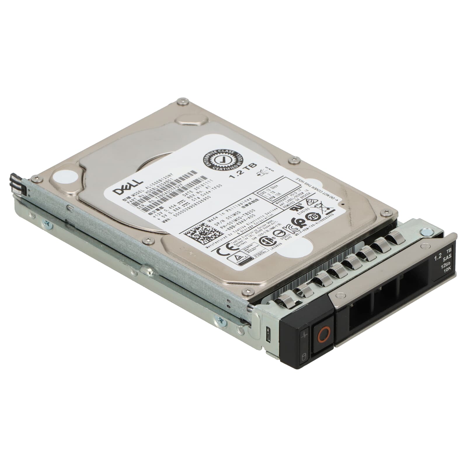Dell 1,2TB 10k 12G SAS-Festplatte 2,5" SFF - 01M0D AL15SEB120NY