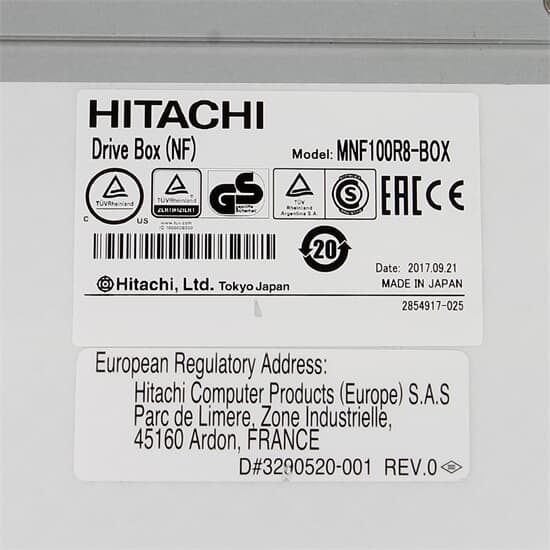 Hitachi Disk Enclosure Flash Module Drive Box SAS 6G 12x FMDs VSP ...