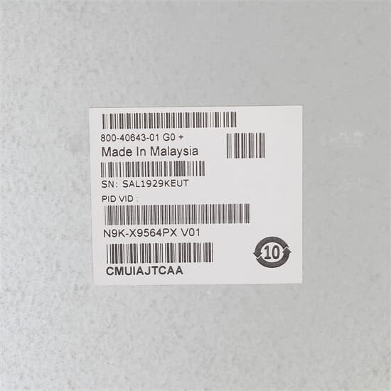 Cisco Line Card 48x SFP+ 10GbE 4x QSFP+ 40GbE Nexus 9500 - N9K-X9564PX