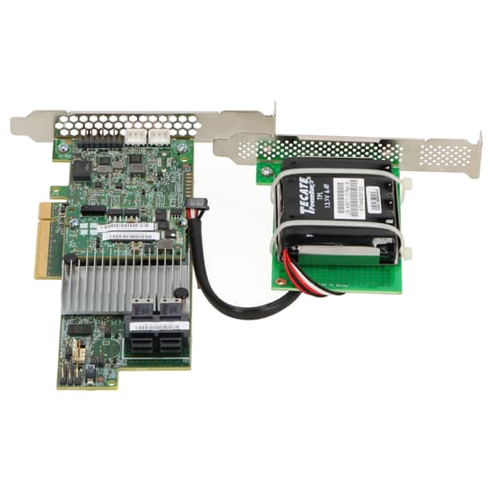 LSI Raid-Controller MR SAS 9361-8i 8-CH SAS 12G PCI-E incl. Battery 03 ...