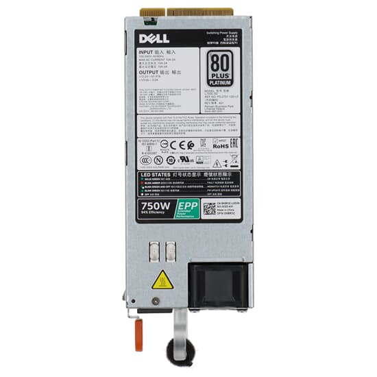 Dell 750W Platinum 94% Server-Netzteil - W8R3C 0W8R3C