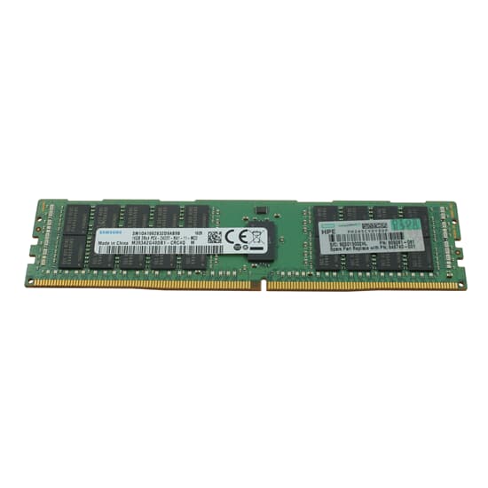 HPE DDR4-RAM 16GB PC4-2400T ECC RDIMM 2R 809081-081 836220-B21 ...