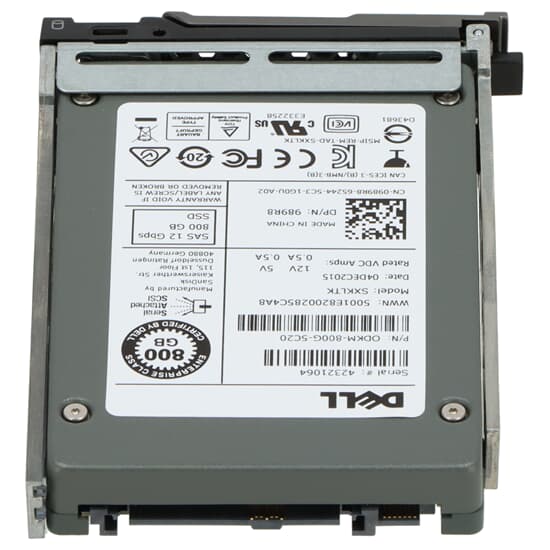 Dell SAS SSD 800GB SAS 12G SFF M630 - 989R8 LT0800MO