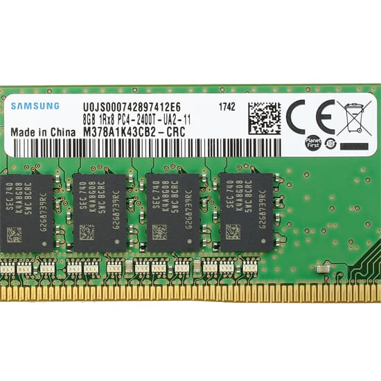 HP DDR4-RAM 8GB PC4-2400T UDIMM 1R 1CA80AA 900315-591 M378A1K43CB2-CRC