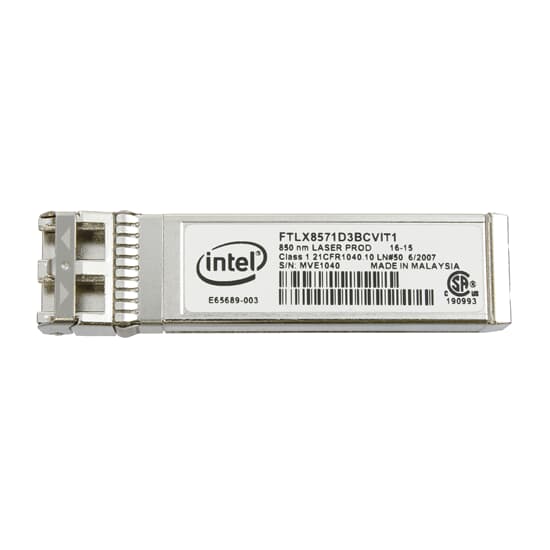 Intel Transceiver Module 10GBASE-SR 10GbE SFP+ - E65689-003 ...
