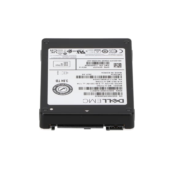 Dell SAS SSD 3,84TB SAS 12G RI 2,5" - 5Y4TP