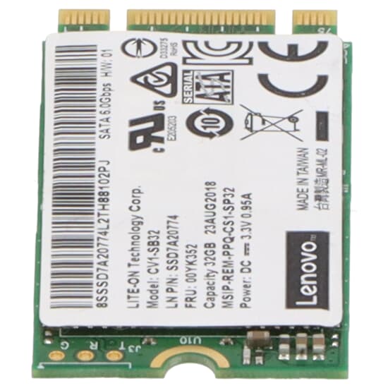 Lenovo SATA SSD 32GB Boot M.2 2242 SATA 6G - 00YK352
