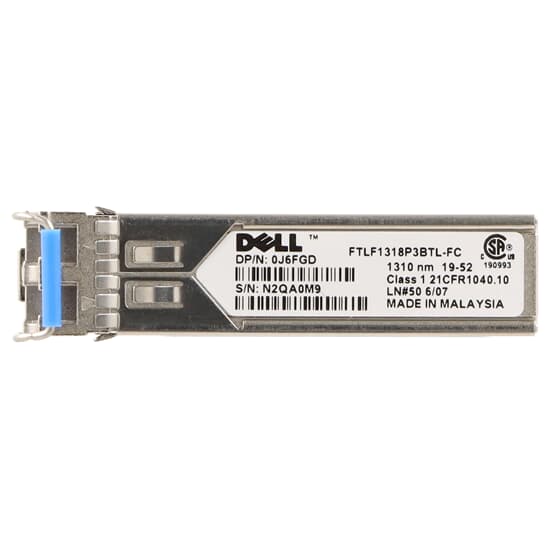 Dell Transceiver Module 1Gb FC 1GbE 1000BASE-LX LW SFP - J6FGD ...