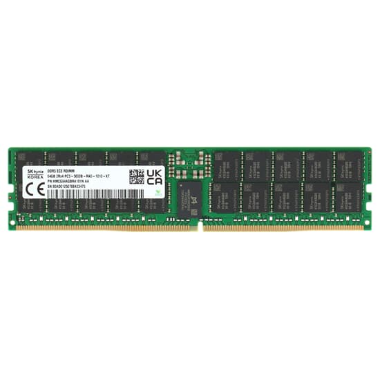 Hynix 64GB PC5-5600B DDR5-RAM ECC RDIMM 2R - HMCG94AGBRA181N