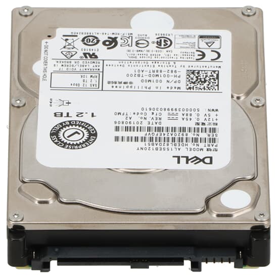 Dell 1,2TB 10k 12G SAS-Festplatte 2,5" - 01M0D AL15SEB120NY