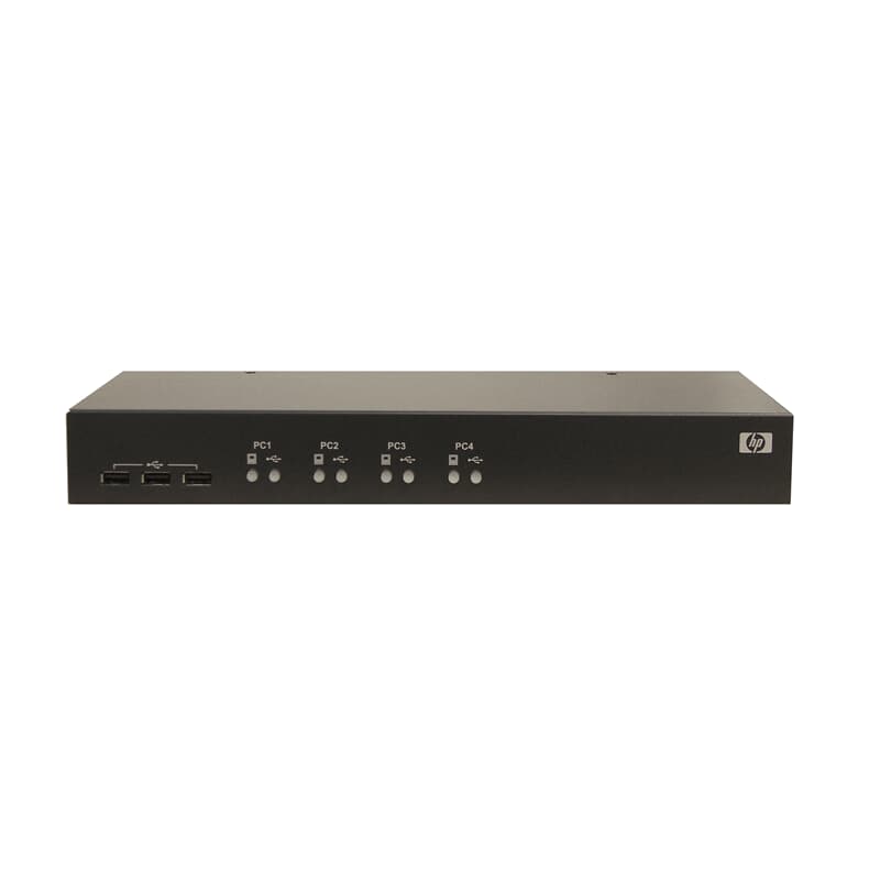 HP KVM Console-Switch 1x4 USB/PS2 - AF611A 439323-001 | GEKKO HP KVM Console-Switch 1x4 USB/PS2 - AF611A 439323-001 | GEKKO