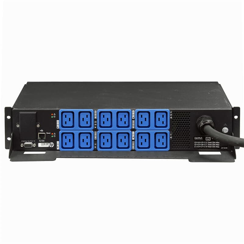 HP Intelligent PDU 32A 3P+N+G - 12x C19 22kVA - AF538A | GEKKO